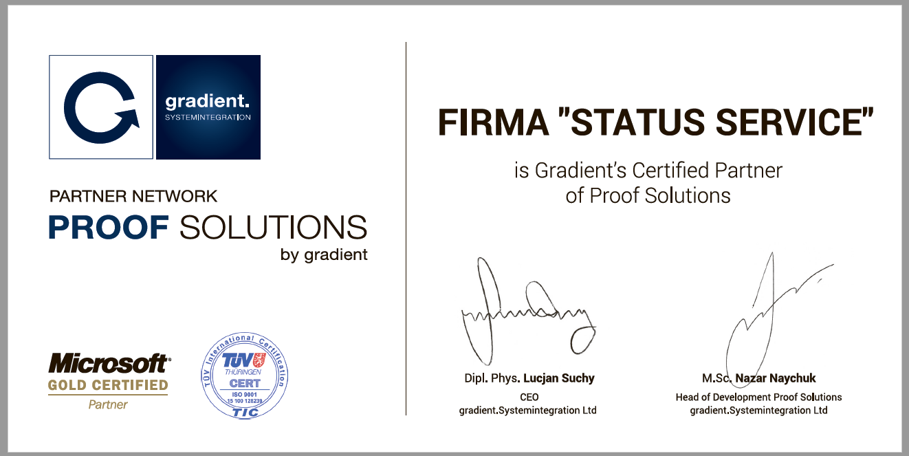 gradient. UA – gradient.Systemintegration